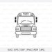 School Bus Svg, School Bus Outline Svg, School Bus Clipart, Fun School ...