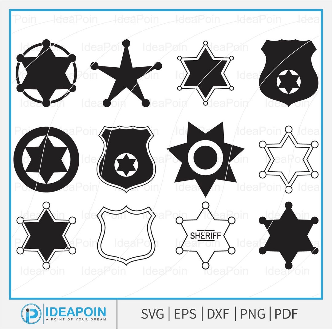Sheriff Star Svg, Sheriff Star Bundle, Sheriff Badge Svg, Marshall Svg ...