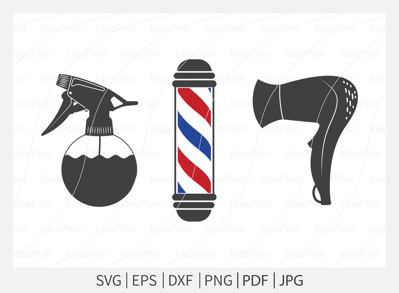 Salon instruments SVG Hair Stylist Tools svg Salon | Etsy