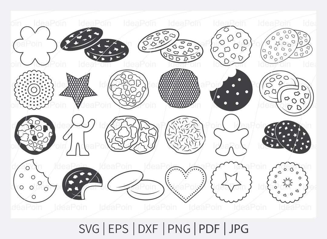 Cookies Svg, Tasty Bakery Svg, Baking Svg, Christmas Cookie Svg ...