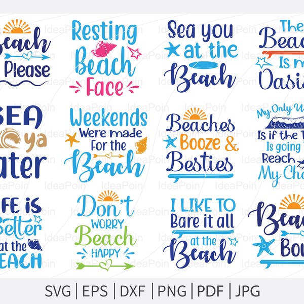 Beach Svg - Etsy