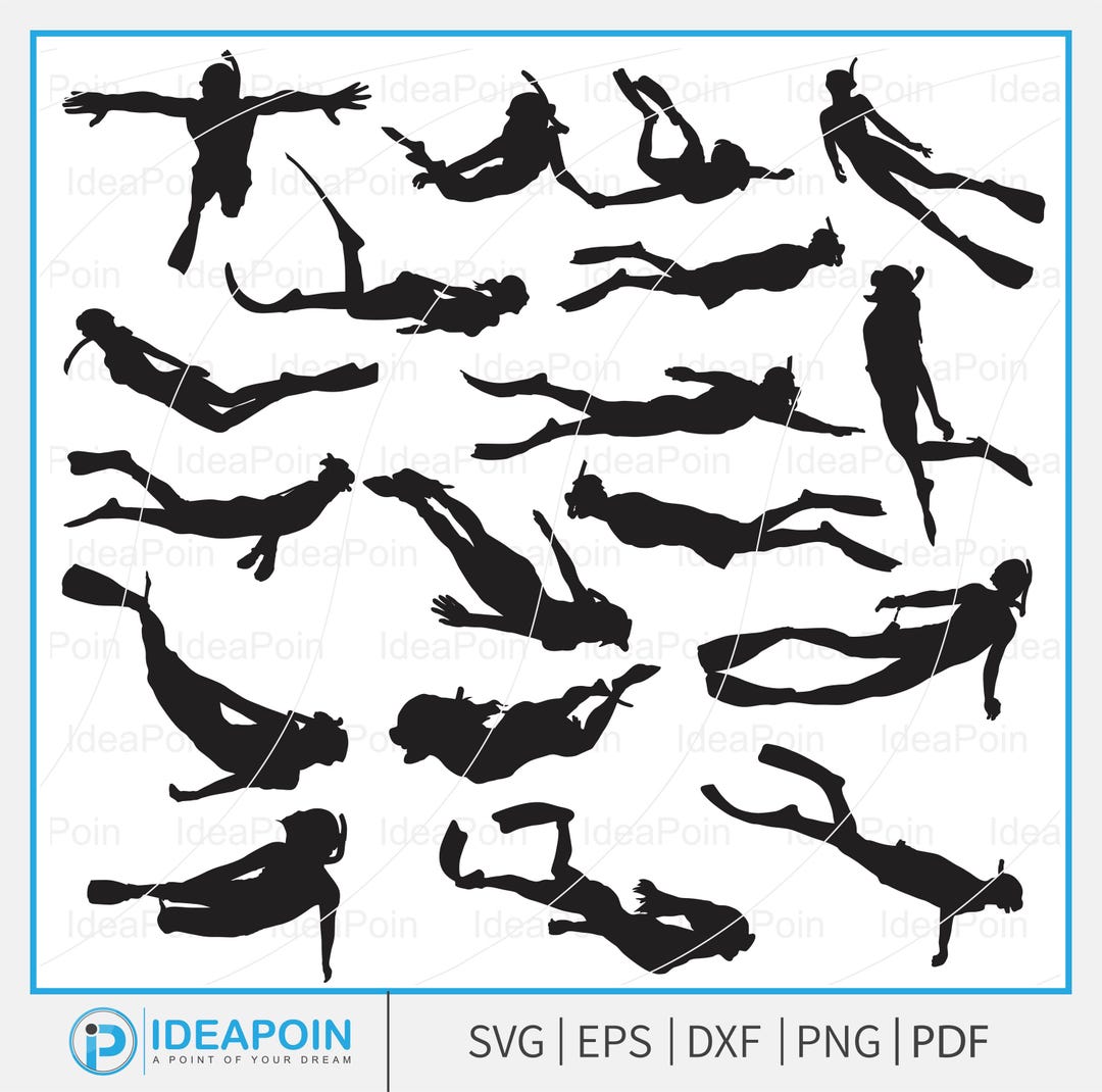 Snorkeling Svg, Diving Vector Bundles Svg, Scuba Diver Svg, Scuba Diver ...