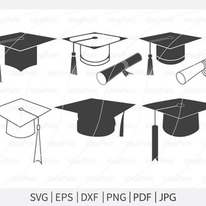 Graduation Svg, Graduate Silhouette, Graduate SVG Cut Files, Graduate ...
