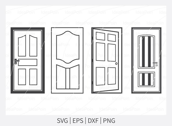 Visual Arts Door svgdoor clipartdoor svgdoor silhouettedoor cricut cut ...