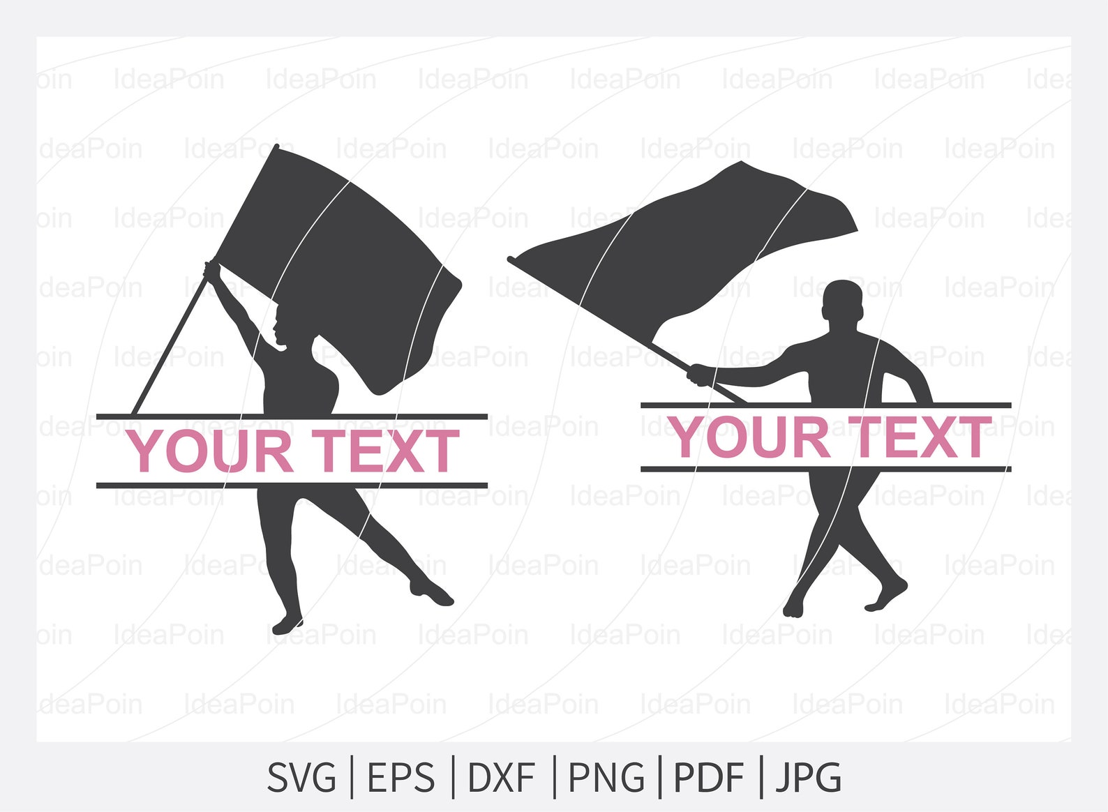 Male Color Guard SVG File Marching Band Color Guard Split - Etsy