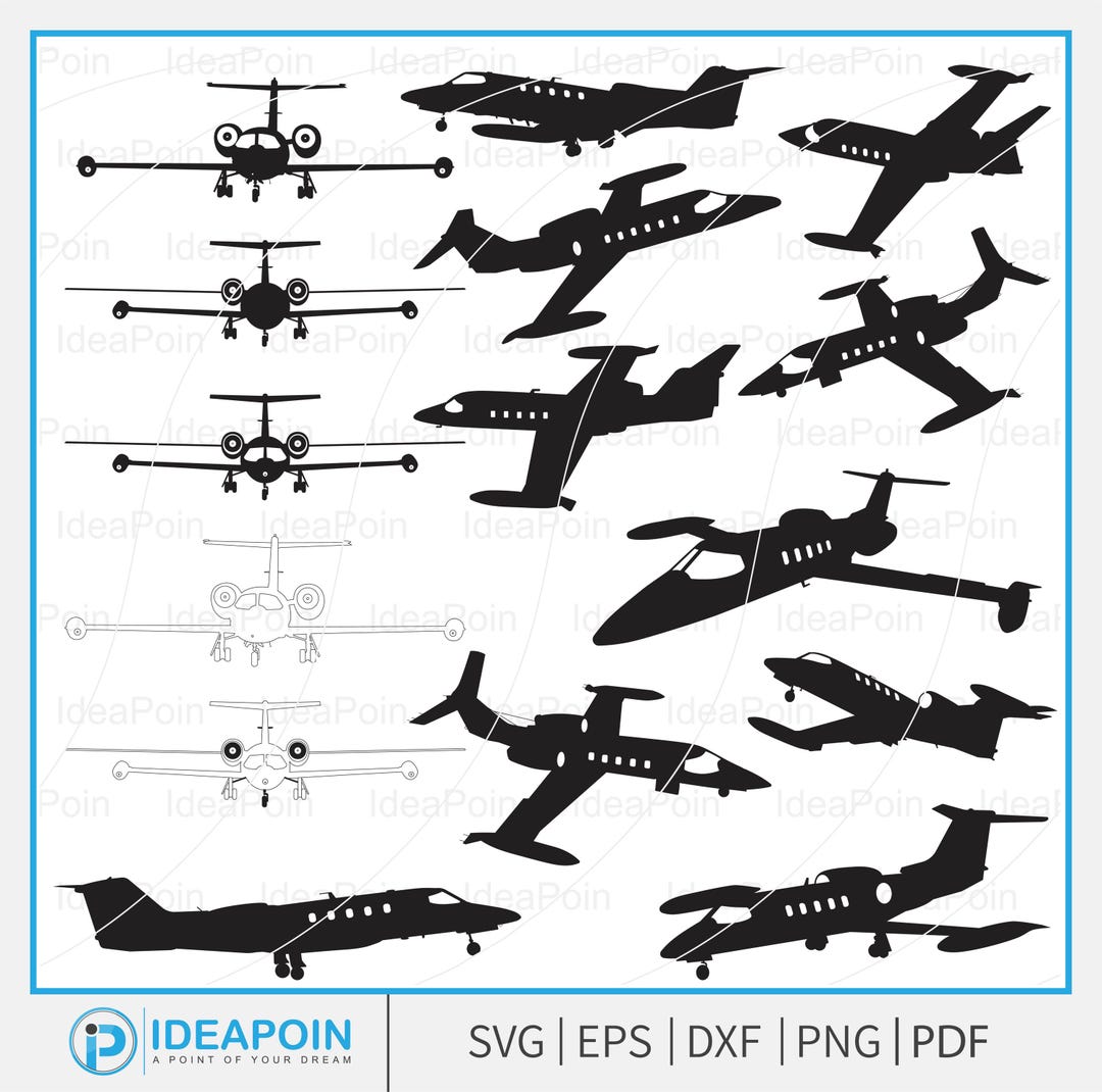 Learjet 35 Svg, Learjet 35 35 C-21 SVG, Learjet Airplane; Fighter Jet ...