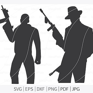 Gangster Svg, Gangstar Svg Bundle, Gangster Png, Mafia Svg, Gangster ...