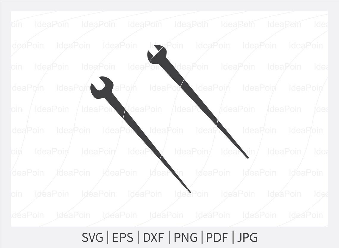 Spud Wrench Svg Spud Wrench Clipart Iron Worker Svg Spud | Etsy Canada