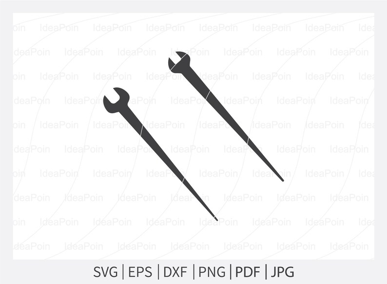 Spud Wrench Svg Spud Wrench Clipart Iron Worker Svg Spud | Etsy Canada