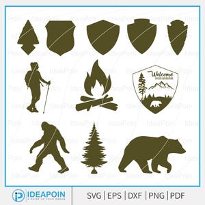 Customizable National Park Sign Svg, National Park Clipart, National ...