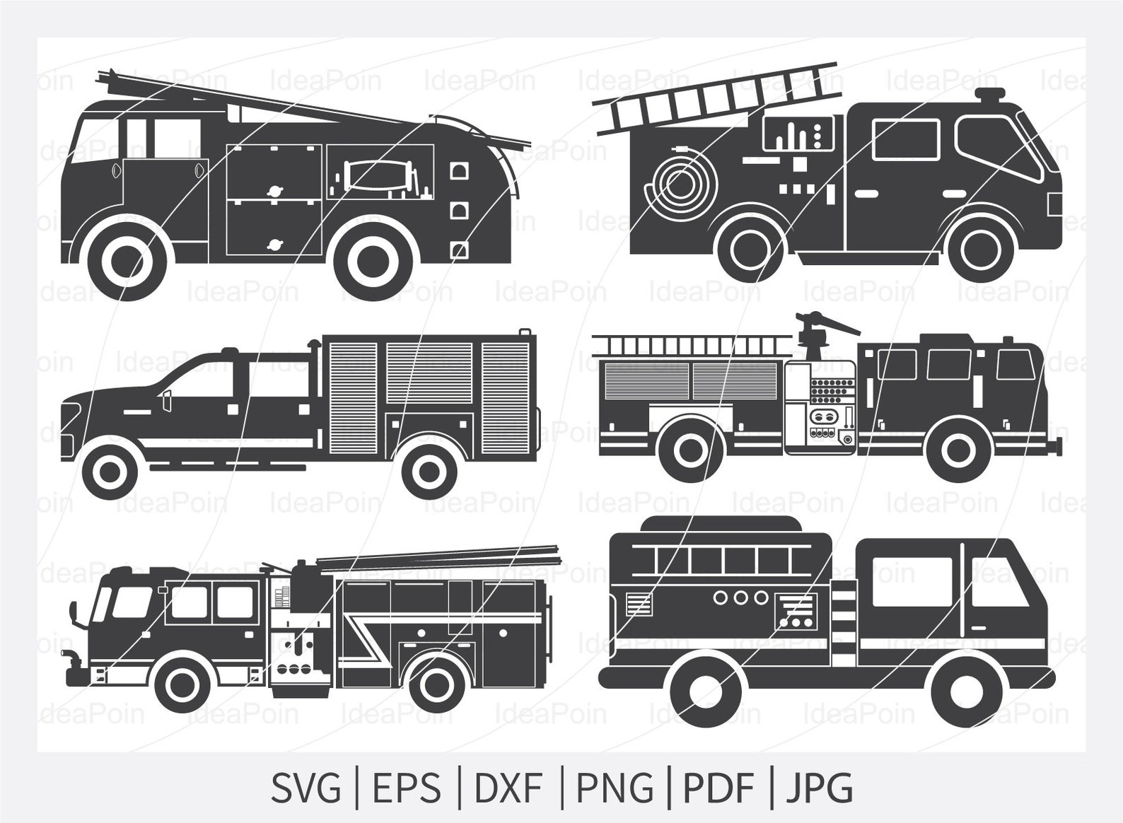 Fire Truck Svg Fire Truck Svg Bundle Fire Engine Svg Fire - Etsy UK