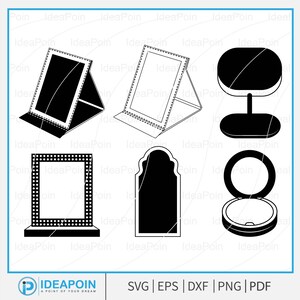 Mirror Svg, Vintage Mirror Svg, Makeup Mirror Svg, Hand Held Mirror PNG ...