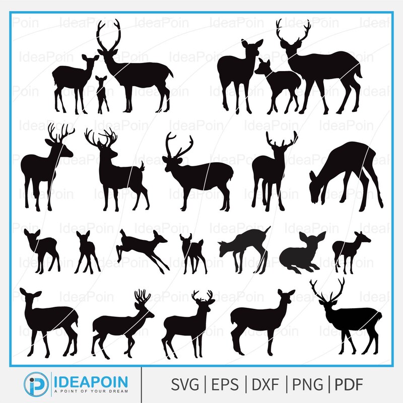 Deer Svg - Etsy