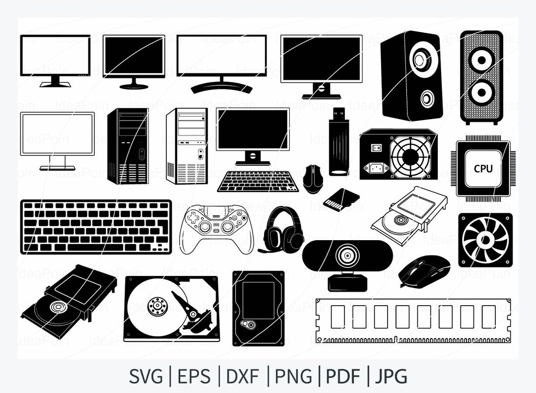 Computer Svg, Computer Bundle, Computer Instrument Svg, Computer ...