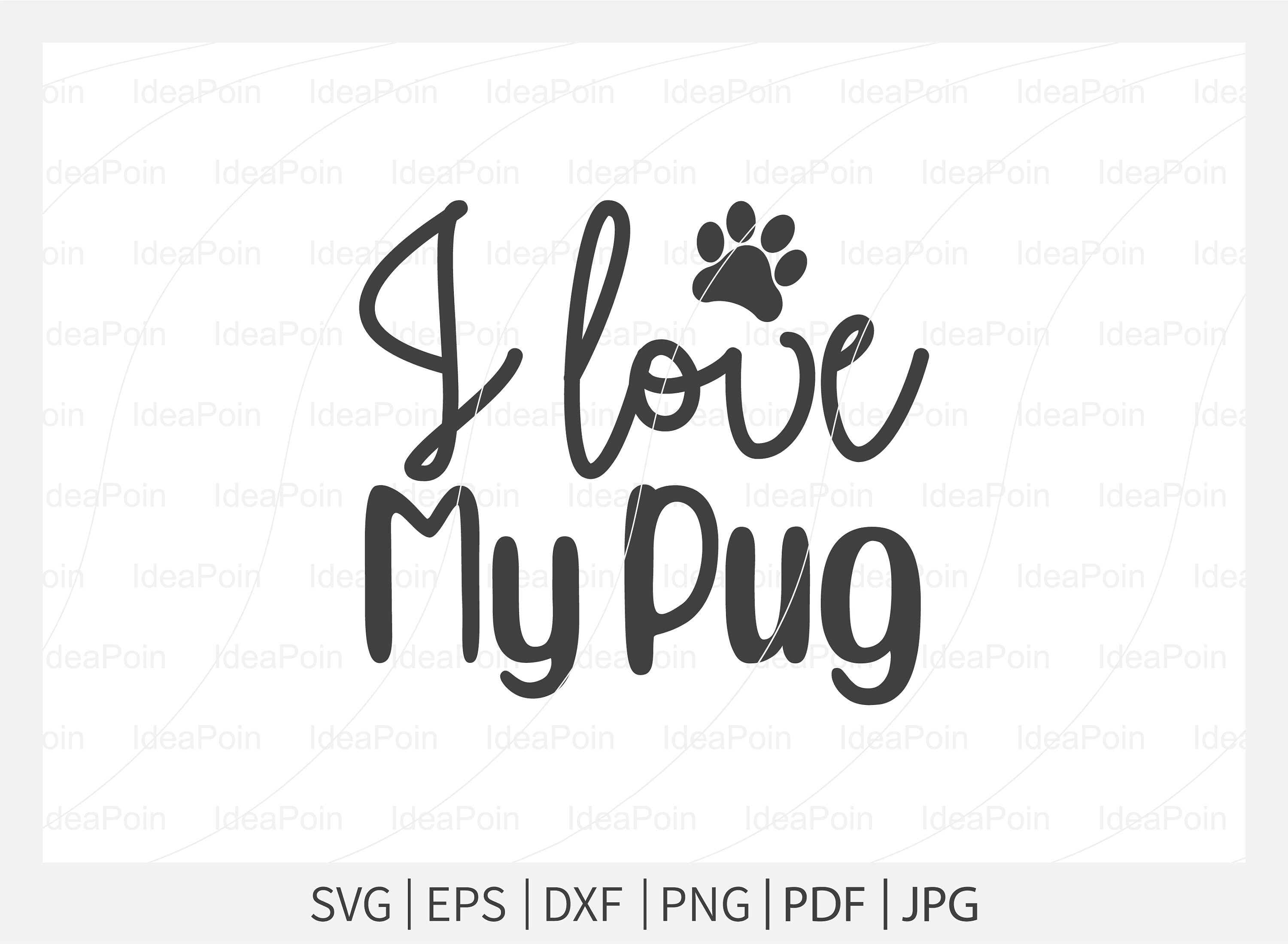 Pug SVG Bundle Pug SVG Dog Lover Svg Pug Dog Quotes Pug - Etsy