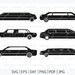 Limousine Clipart, Limousine Svg, Limousine Vector, Limousine Suv Files ...