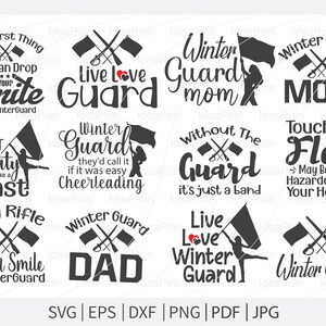 Winter Guard Svg, Marching Band Svg, Color Guard Svg, Winter Guard Mom ...