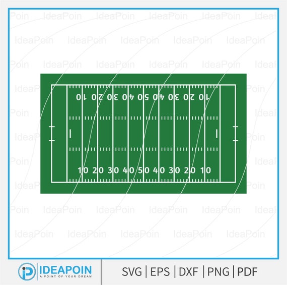 American Football Field Diagram American Football Field Royalty Free