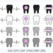 Tooth Svg, Dental Svg, Tooth Monogram Svg Bundle, Tooth Heartbeat ...