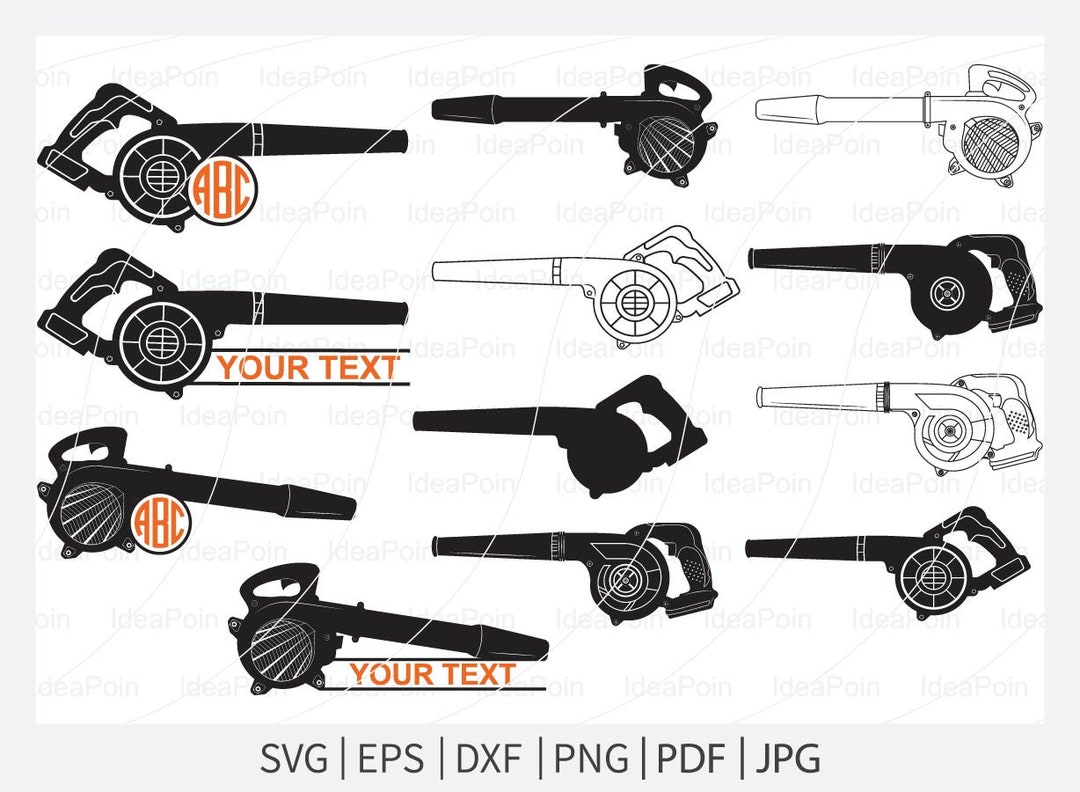 Blower Svg, Blower Monogram, Blower Clipart, Blower Silhouette, Blower ...