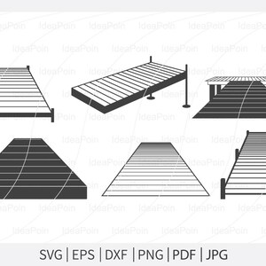 Dock Bundle Svg, Boat Dock Svg, Dock Clipart, Wooden Quay Svg, Dock Cut ...