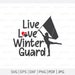 Winter Guard Svg Marching Band Svg Color Guard Svg Winter - Etsy