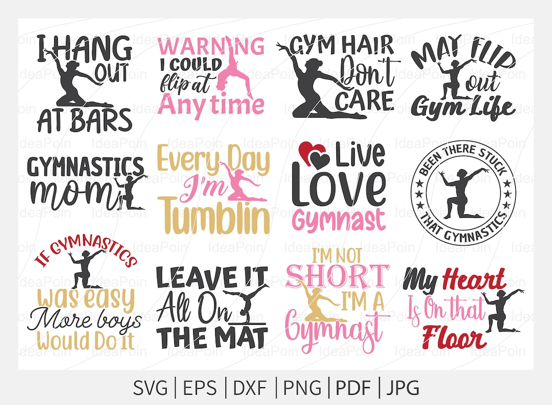 Gymnastics Svg, Gymnastics Quote, Gymnastics Svg Bundle, Gymnastics Cut ...