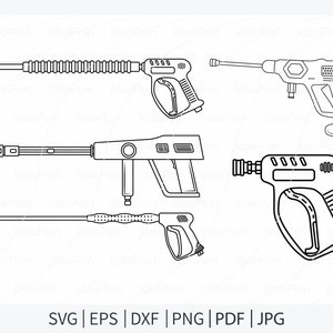 Pressure Washer Gun Svg, Pressure Washing Vector, Pressure Washer Gun ...