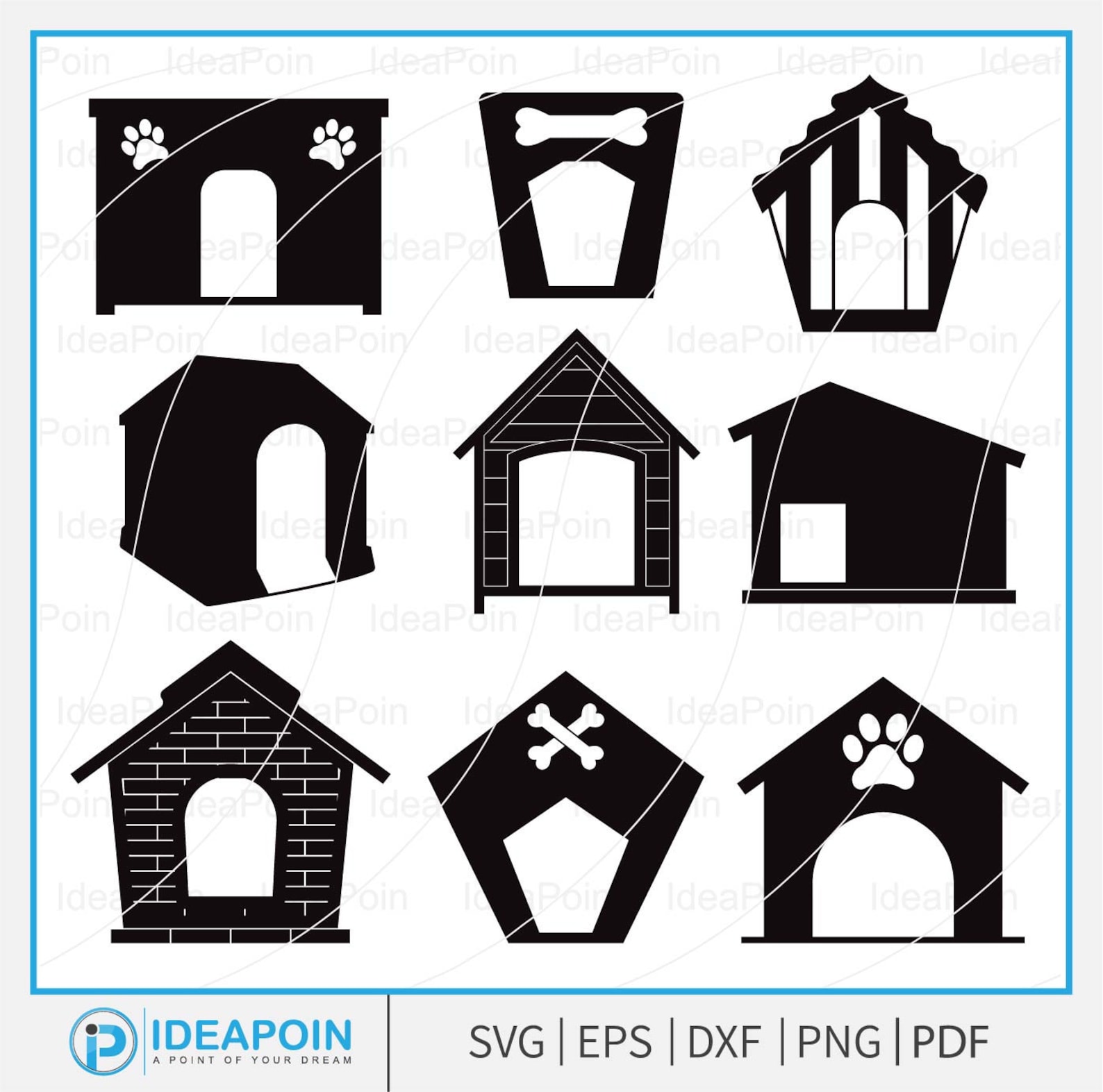 Dogs House Svg, Dog House SVG Bundle, Dog House Outline Svg, Dog Png ...