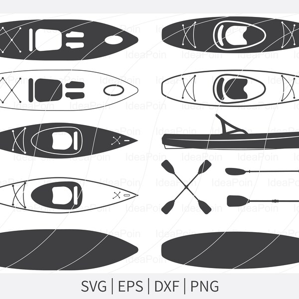 Svg Kayak - Etsy
