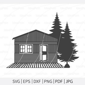 Cabin Svg, Wood Cabin, Log Cabin Svg, Cabin Bundle Svg, Cabin Clipart ...