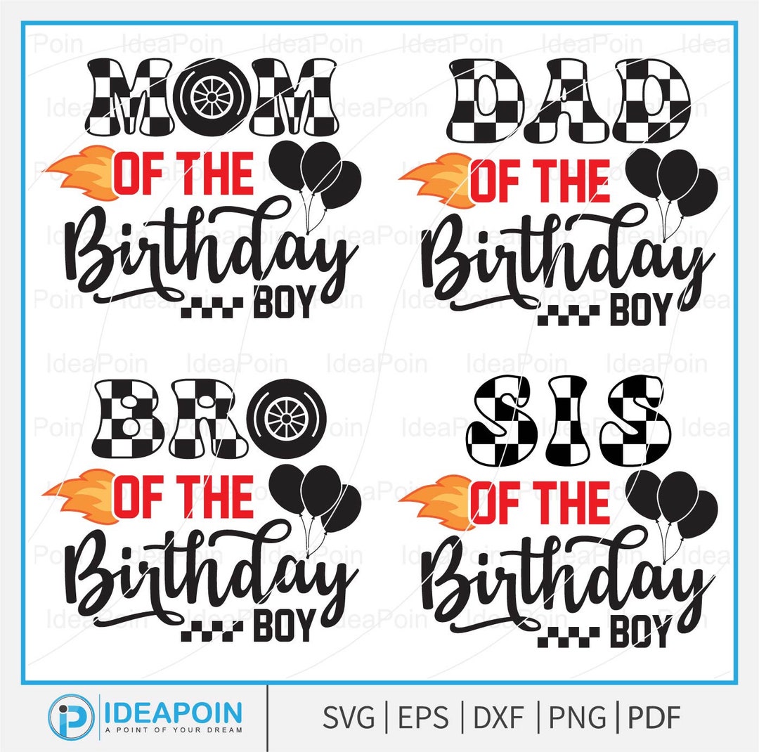 Race Family SVG, Race Car Mom SVG, Race Birthday Bundle, Race Car ...