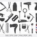 Salon Instruments SVG, Hair Stylist Tools Svg, Salon Instruments ...