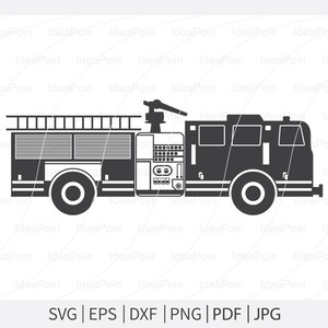 Fire Truck Svg, Fire Truck Svg Bundle, Fire Engine Svg, Fire Truck ...