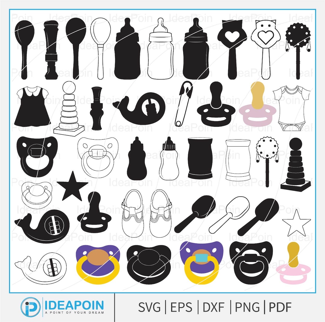 Baby SVG Bundle, Baby Shower SVG, Newborn Svg Bundle, Baby Footprints ...