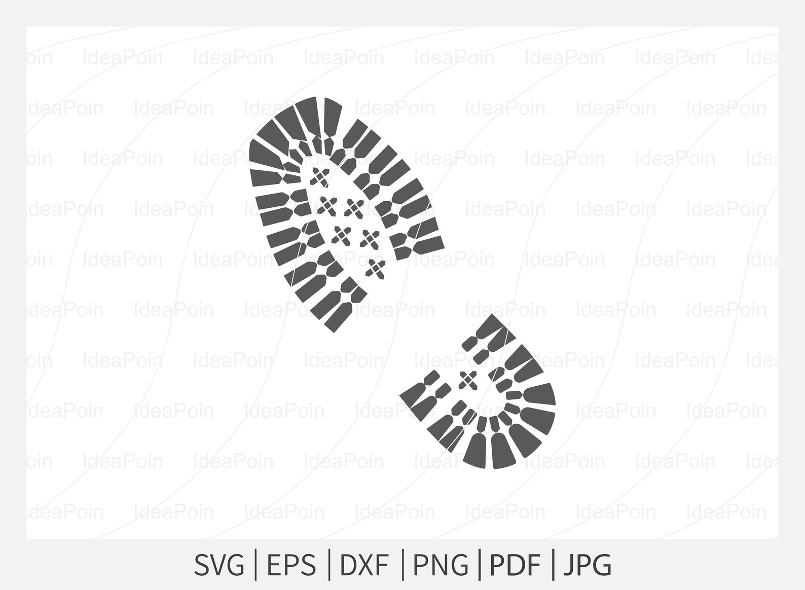 Boots Sole Svg File Hiking Boots Boot Print Svg Sole - Etsy