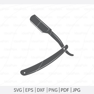 Straight Razor SVG File, Straight Razor Monogram Svg, Barber Shop SVG ...