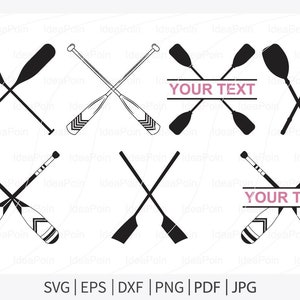 Oars Svg, Canoe Paddle Scg, Lake Svg, Kayak Svg, Oars Svg Bundle ...