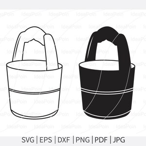 Bucket SVG, Bucket Vector, Bucket Svg Bundle, Old Bucket Svg, Bucket ...