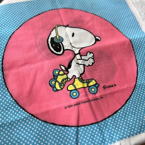 Vintage 1958 Peanuts Snoopy Sewing Pattern Fabric Panel - Etsy