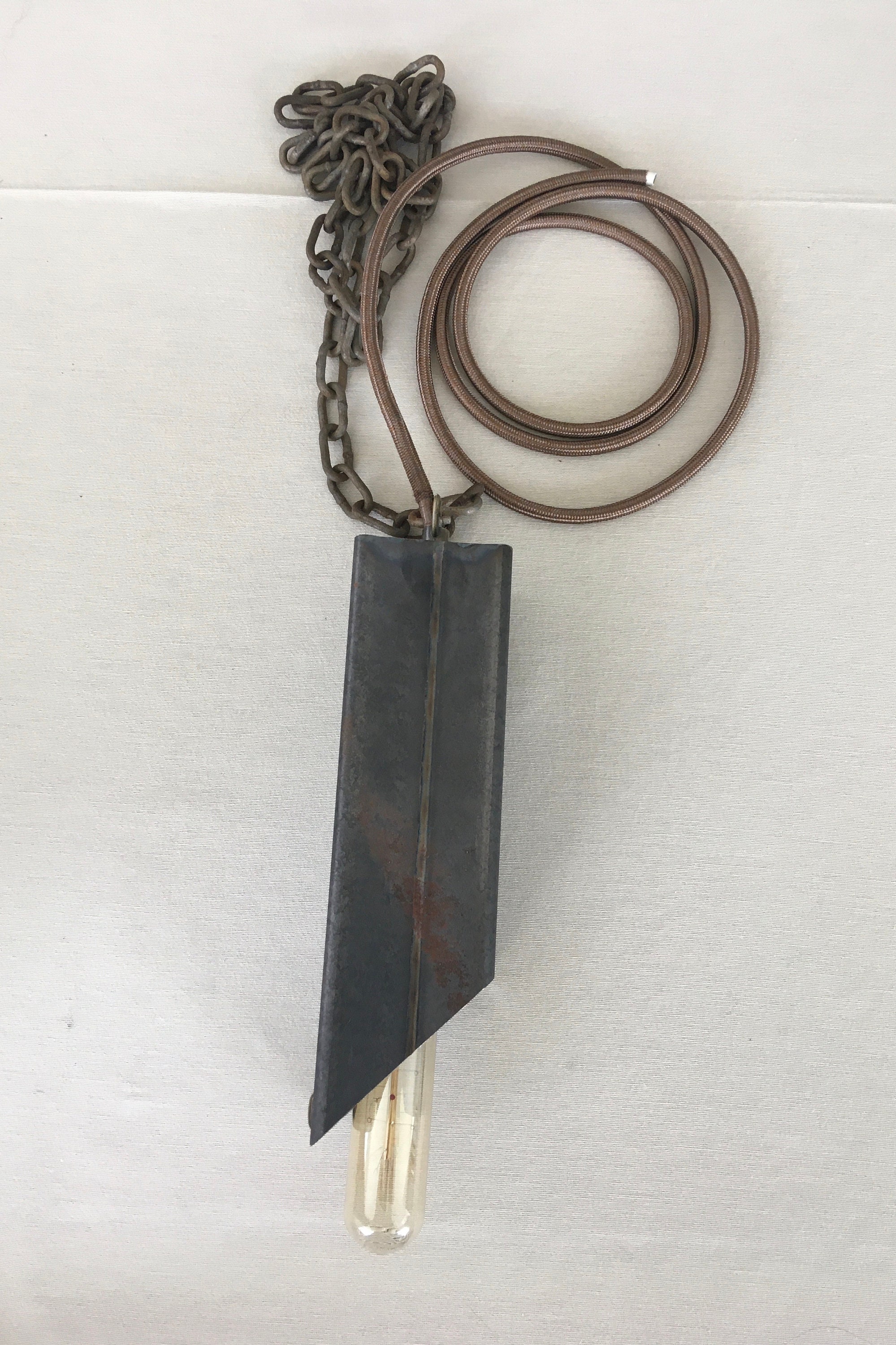 Light - Steel Tube Pendant Light - Exclusive Light Lamp - Industrial ...