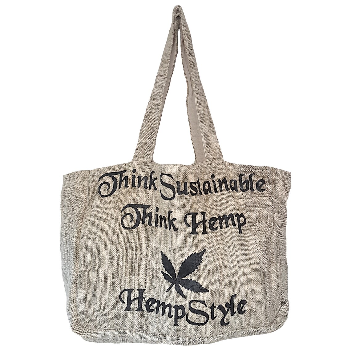 Hempstyle Essential Sustainable Hemp Shopping Tote Bag - Fair Trade ...