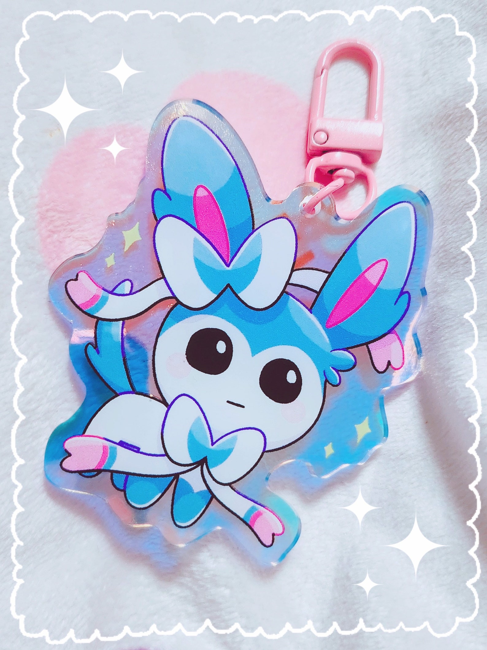 Tbh Creature Sylveon Acrylic Keychain - Etsy