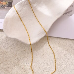 18K Gold Filled Rope Waist Chain, Waist Jewelry, Dainty Body Chain ...