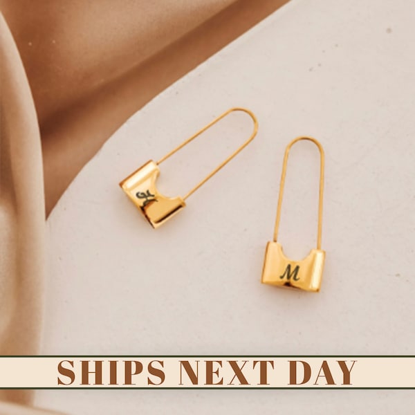 Safety Pin Earrings - Etsy