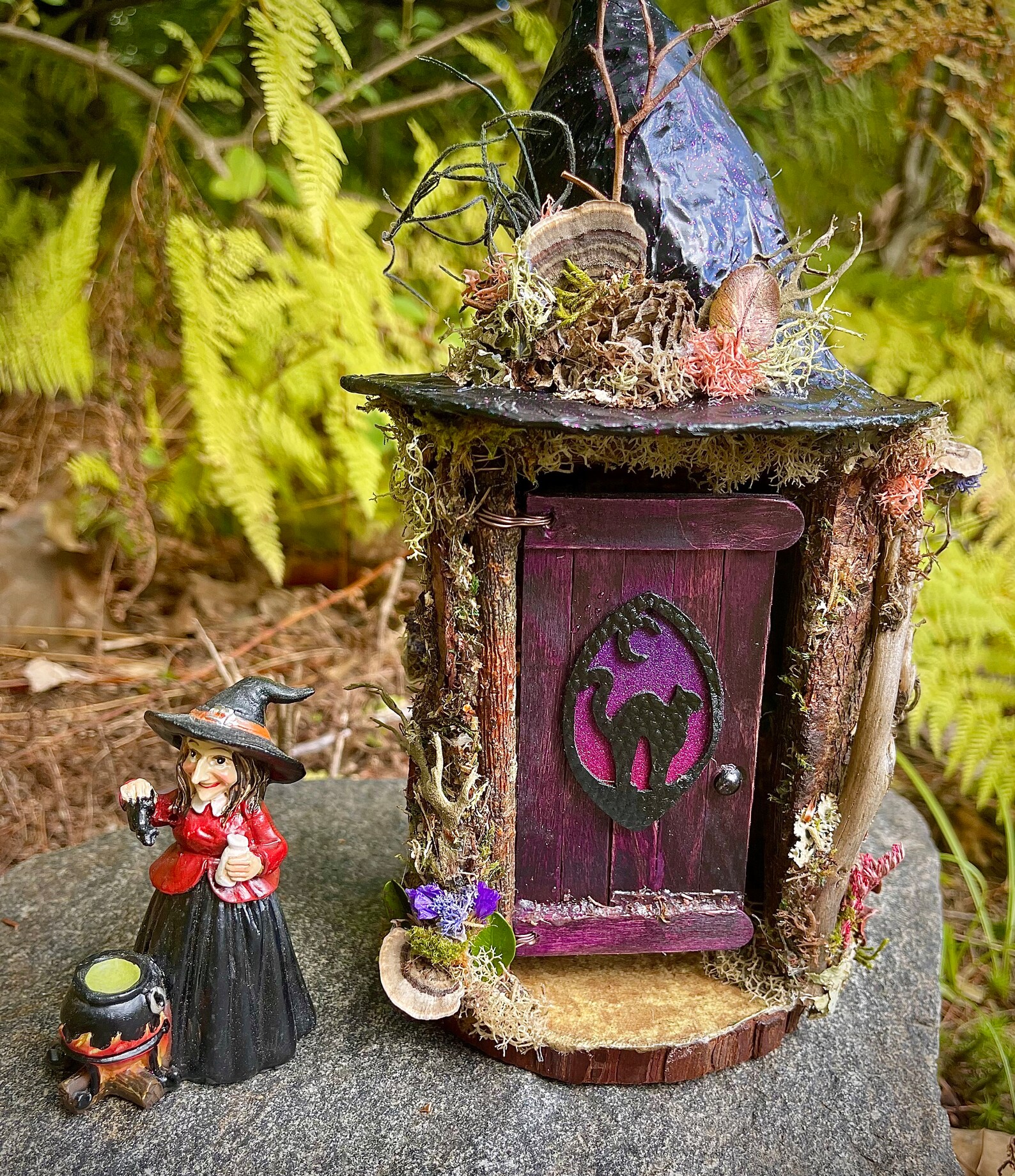 Haunted House, Halloween House, Witch House, Halloween Fairy House - Etsy