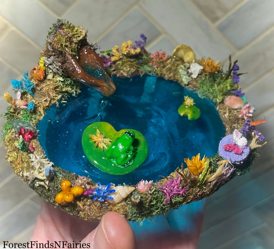 Miniature Pond, Fairy Pond With Lights - Etsy