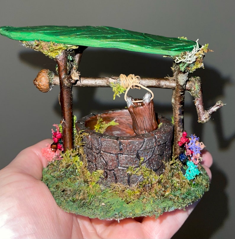 Wishing Well Water Well Miniature Well Fairy Water Well - Etsy