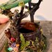 Handmade Polymer Clay Wishing Well, Miniature Fairy Garden Water Well ...