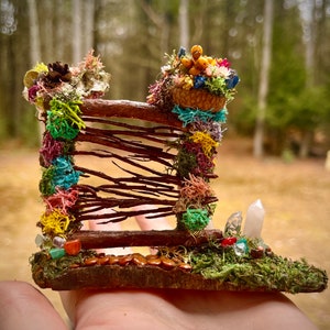 Fairy Garden Item, Fairy Gate With Crystals and Semi Precious Stones ...